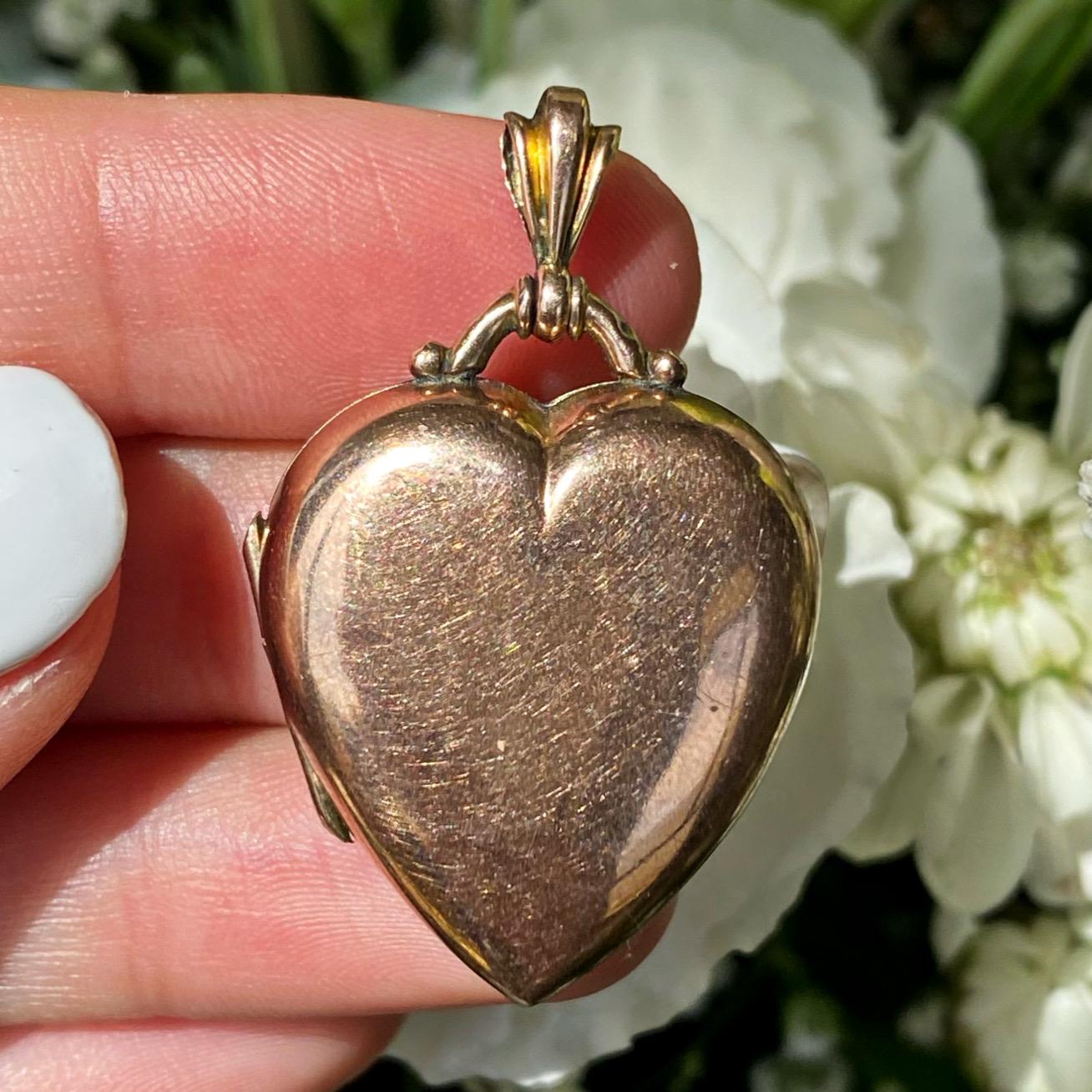 Double sided heart locket - איריס חריש